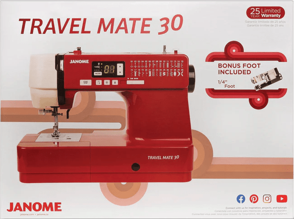 Janome TM30 – Easy-to-Use Travel Sewing Machine