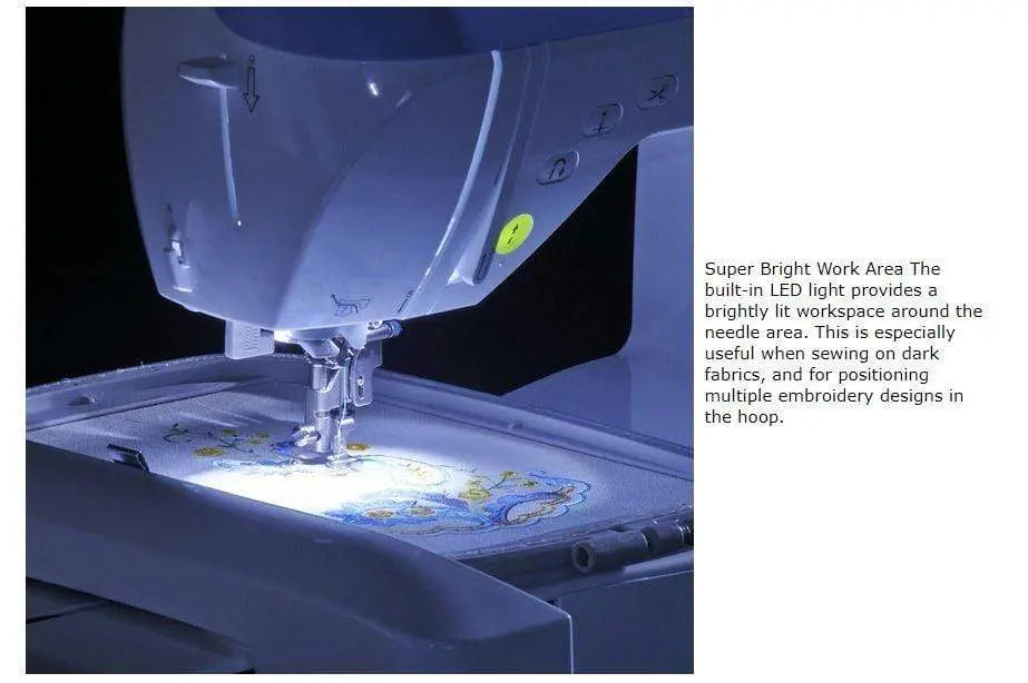 PE800 Embroidery with Color Touch Screen By Brother - Sewing