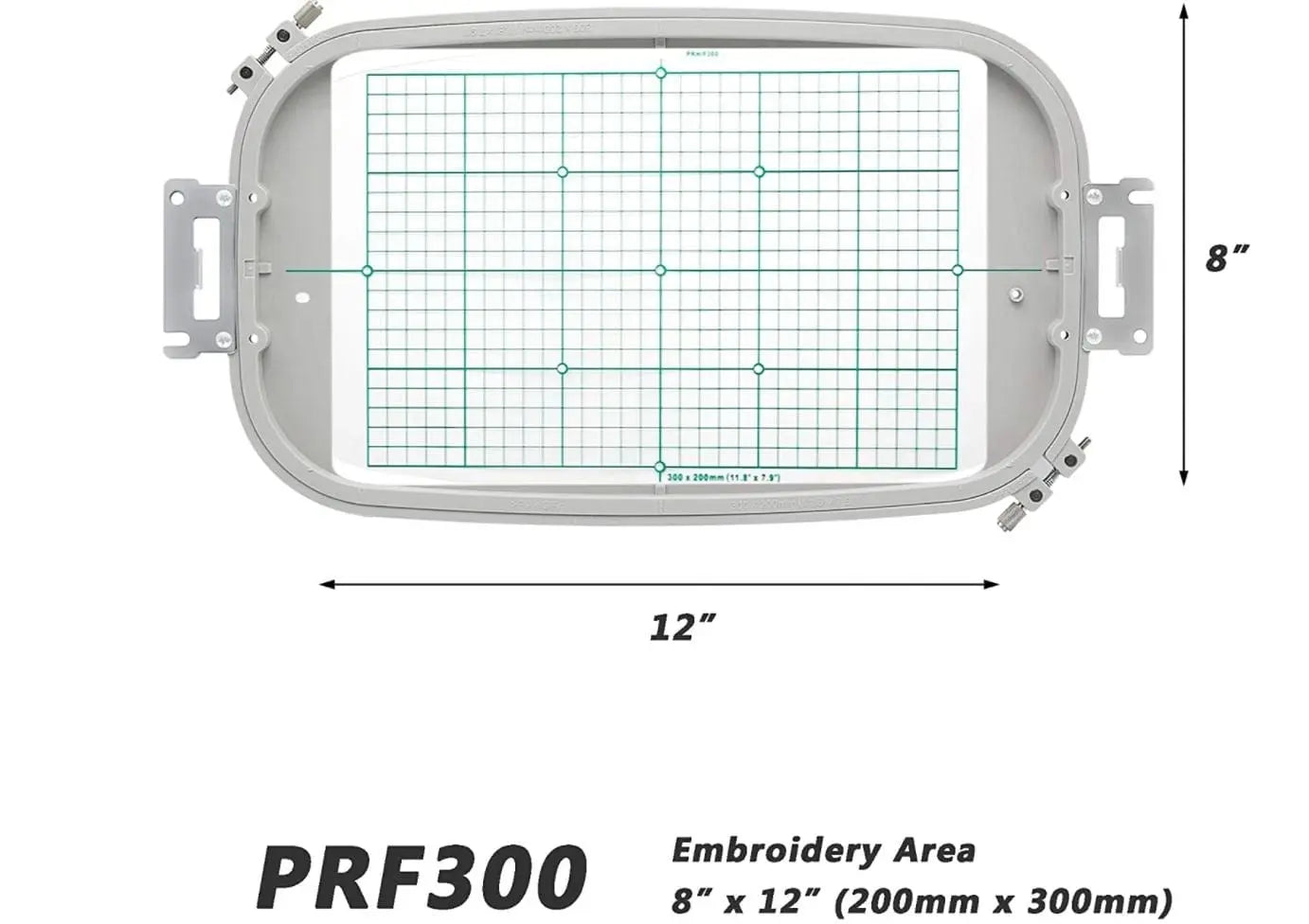 Brother PRF300 Flat Frame for Bulky Items, 12" x 8"