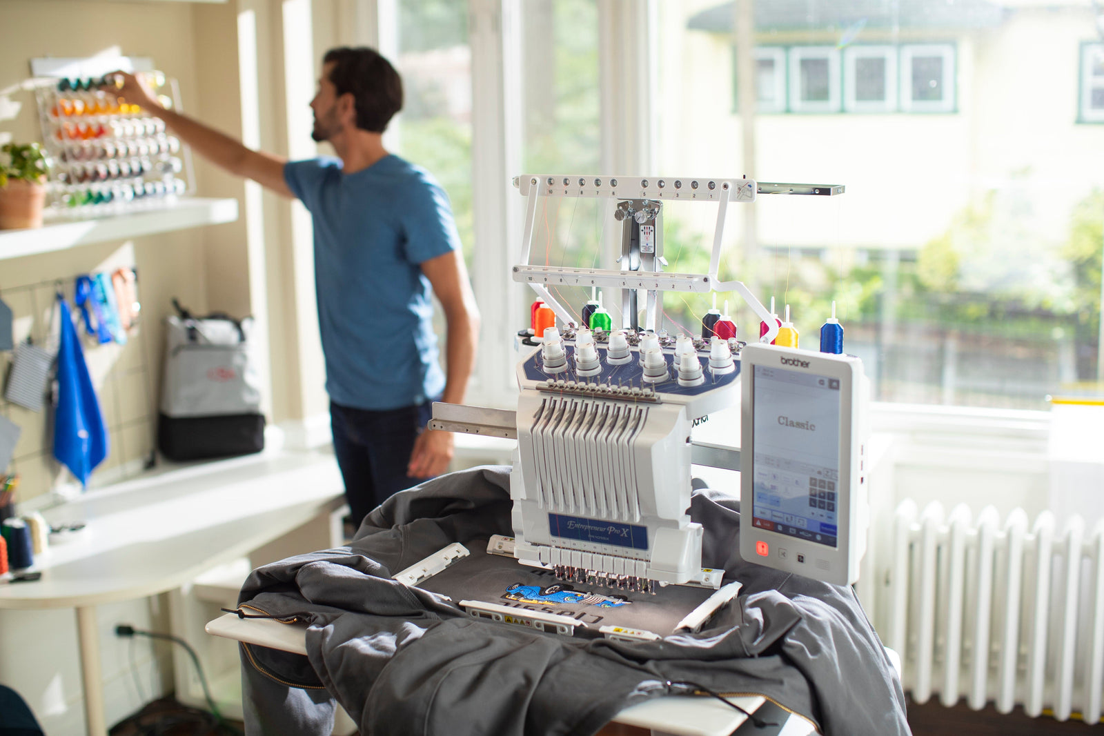 Brother Entrepreneur Pro X PR1055X 10-Needle Embroidery Machine