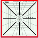 Westalee 12.5" x 12.5" 8 Pt Crosshair Ruler